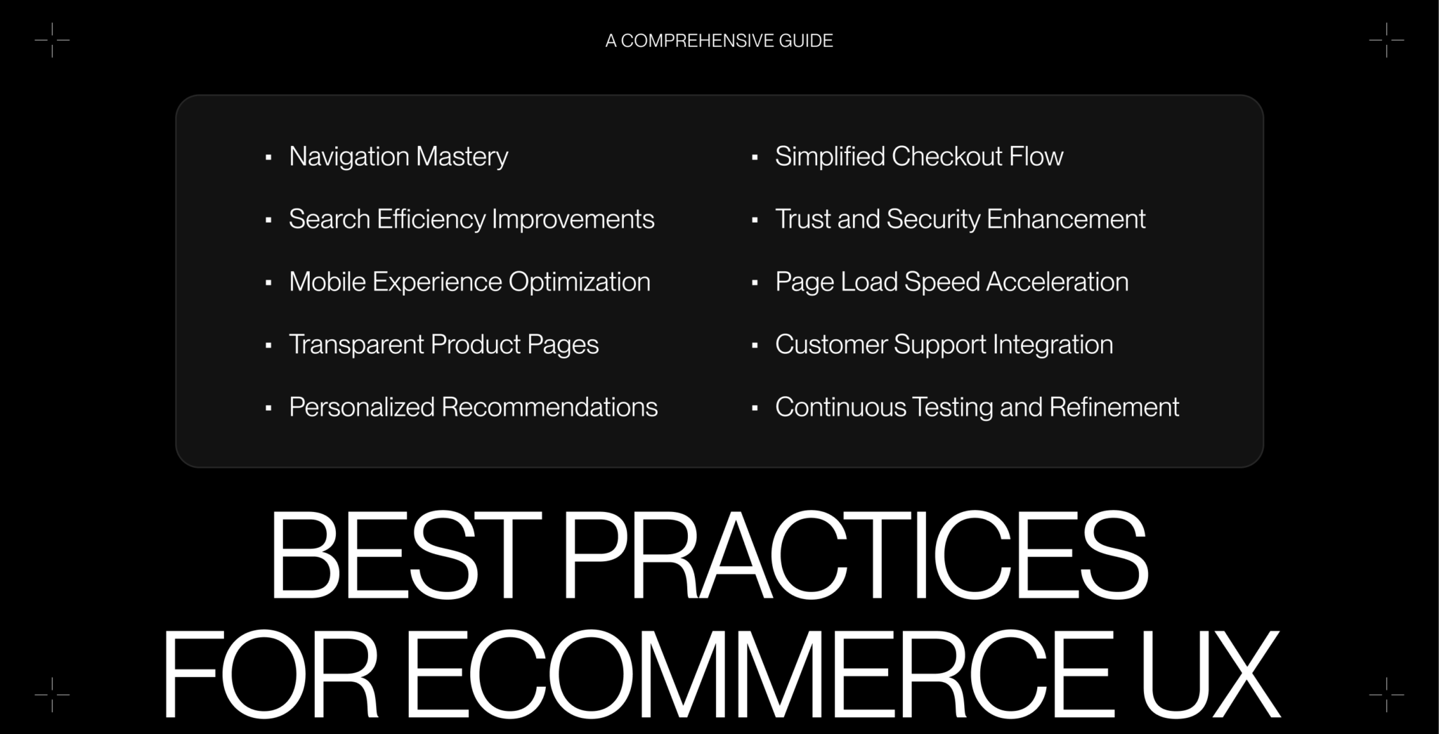 Ecommerce UX: A Comprehensive Guide | Ester Blog