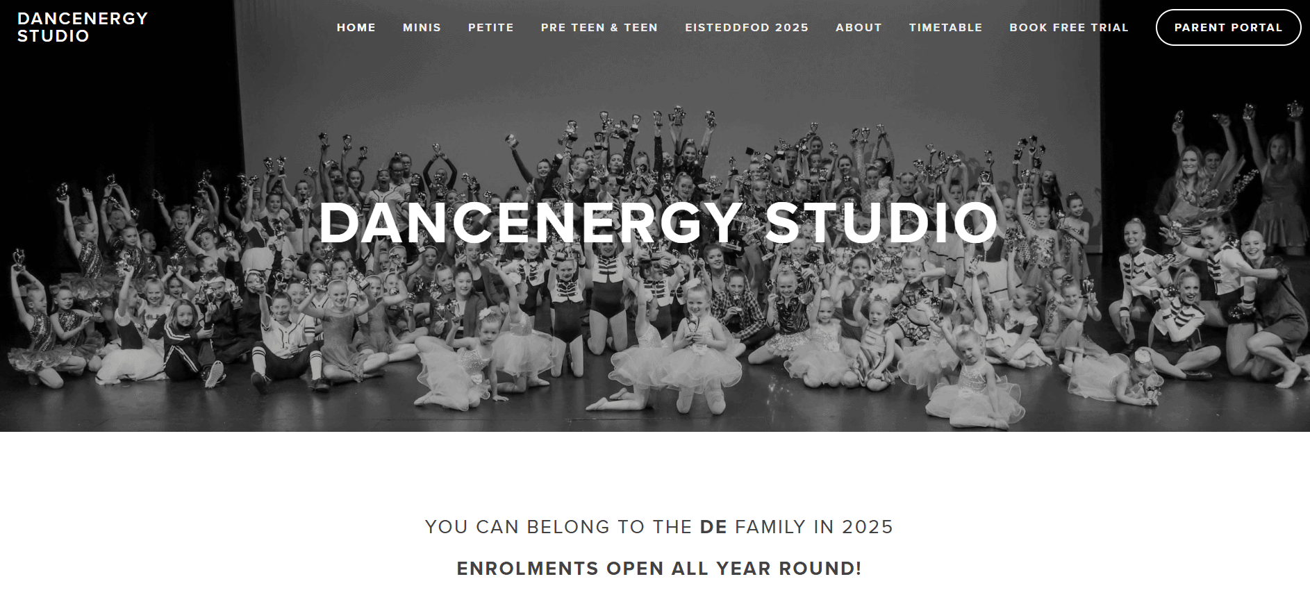 10+ Website Designs for Dance Studios That Inspire | Ester Digital Blog